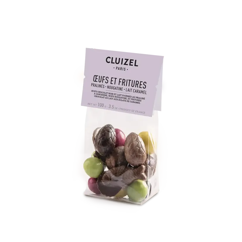 sachet of eggs and saefood for Easter | CLUIZEL